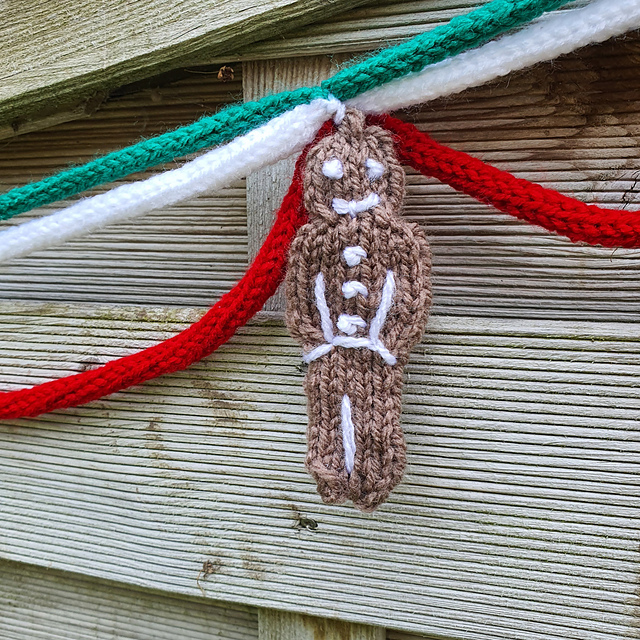 Ravelry: Charmed Gingerbread Boy (Knit) pattern by Joanne Fowler