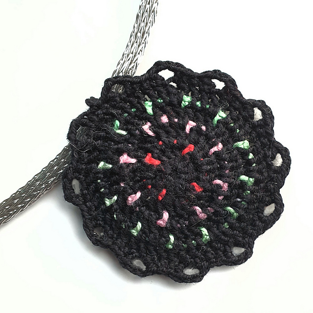 Ravelry: Firework Crochet Pendant, Cloth or Coaster pattern by Joanne ...