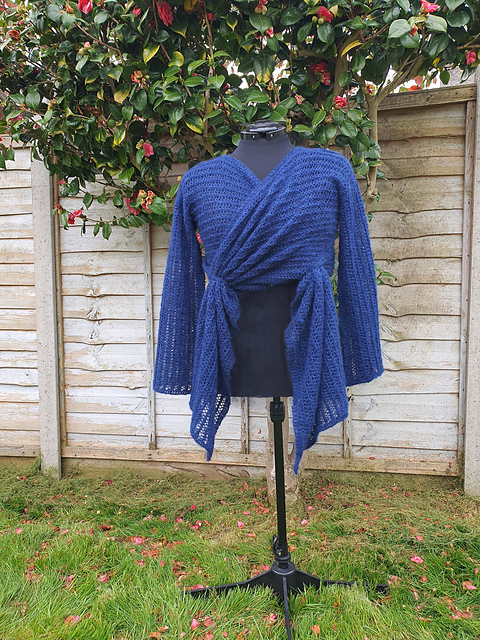 Ravelry: Garter Lace Wrap Cardigan pattern by Joanne Fowler