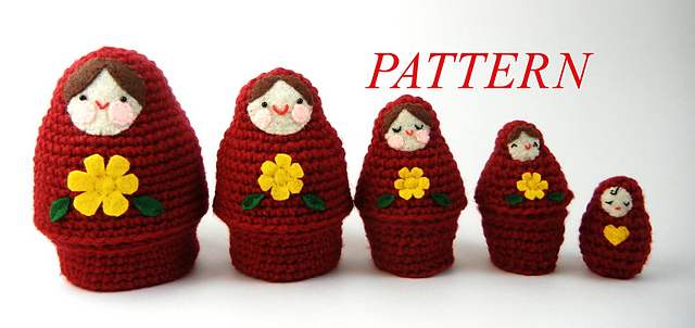 Ravelry: Babushka Matryoshka Nesting Dolls pattern by Jana Whitley