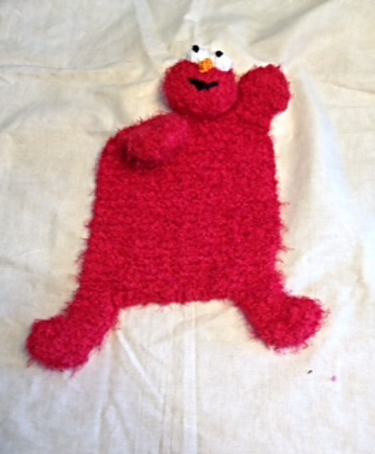 Ravelry: jandcmitch13's Elmo Blankie