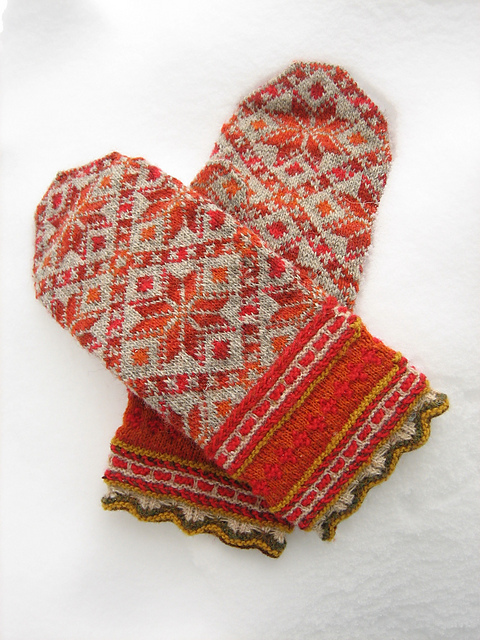 Ravelry: prairiefibrewitch's Mitten Swap Mittens
