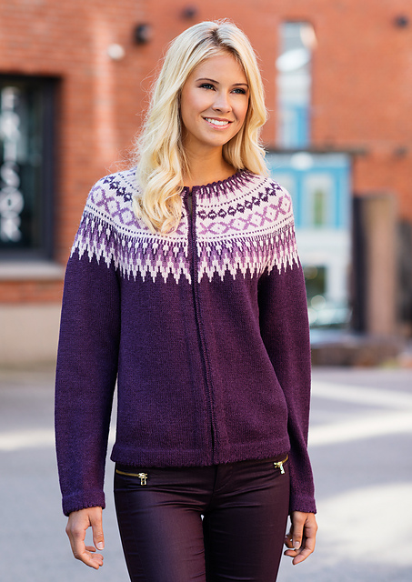 Ravelry: 289-04 Retro cardigan pattern by Dale Design