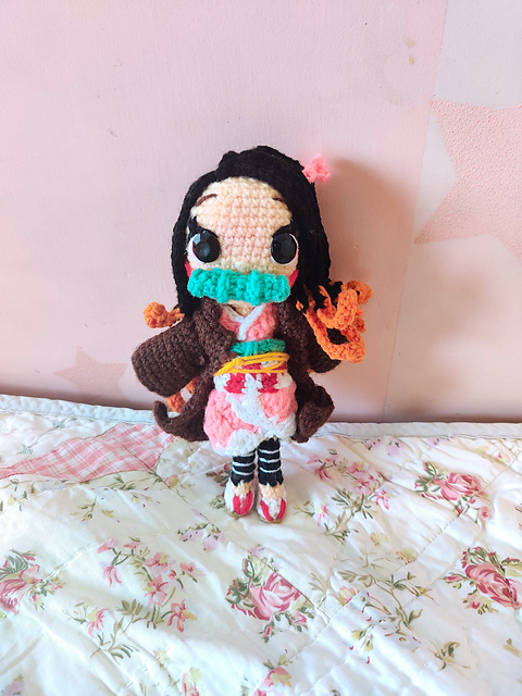 Ravelry: Demon Slayer Nezuko pattern by Janie Ray
