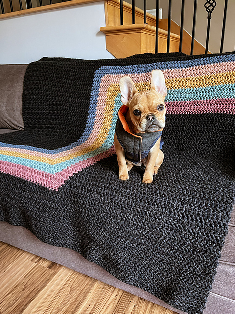 Ravelry: Retro Stripes Blanket pattern by Janine Mudge | Capital Crochet