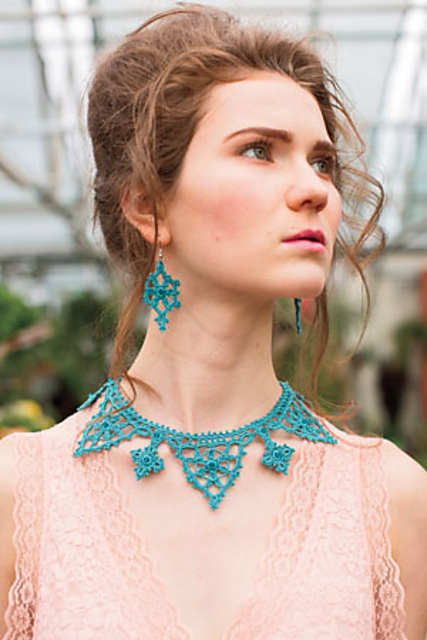 Ravelry: Breena Necklace and Earrings pattern by Kathryn White