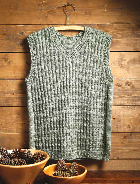 Ravelry: Textured Vest pattern by Andi Javori