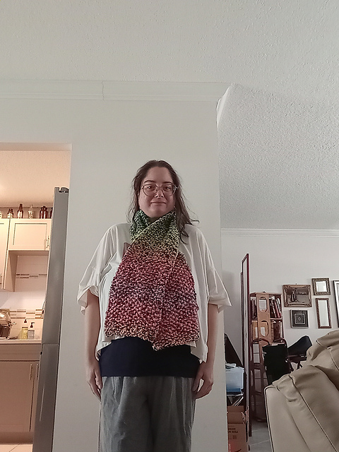 Ravelry: Knit Seed Stitch Party Scarf pattern by Jessica B. Hensley