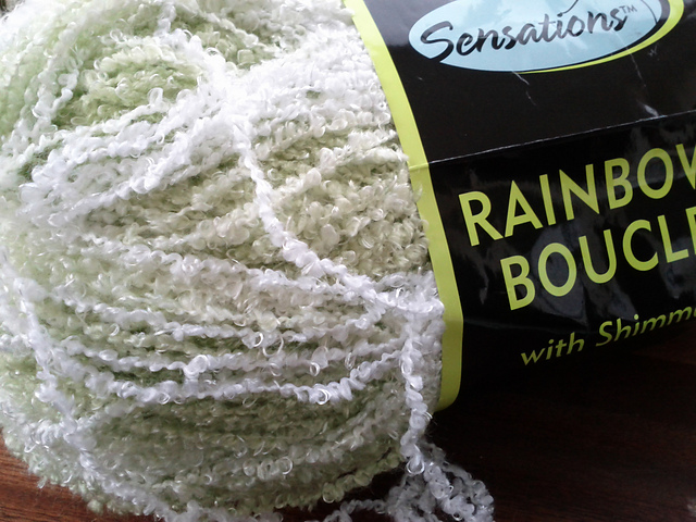 Ravelry: Jo-Ann Sensations Rainbow Boucle with Shimmer