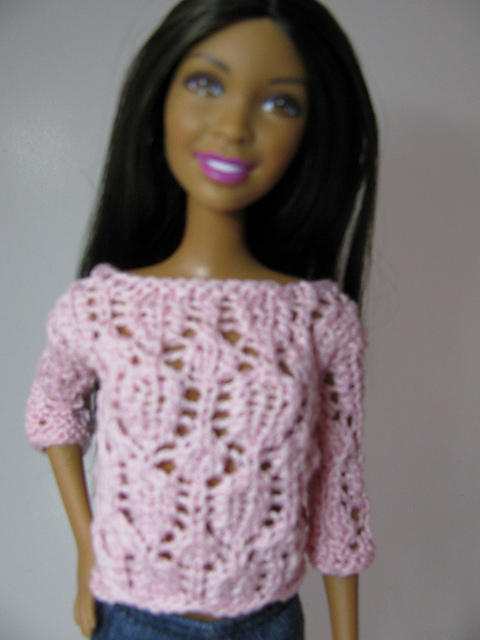 Ravelry: Barbie Lace Top pattern by Jean Coniber