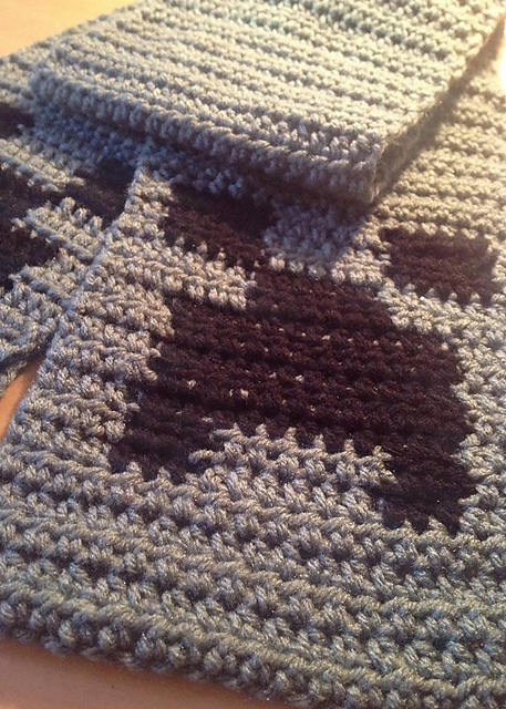 Ravelry: Minecraft Creeper Face Diagram pattern by Jessica Remter