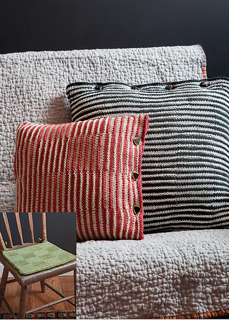 Ravelry: Checkers Cushion & Seat Cover pattern by Jean Moss