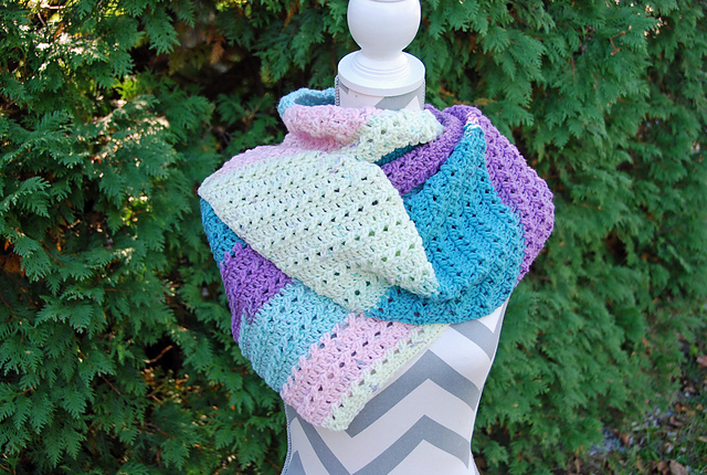 Ravelry: Asymmetrical Scarf pattern by Jeanne Steinhilber