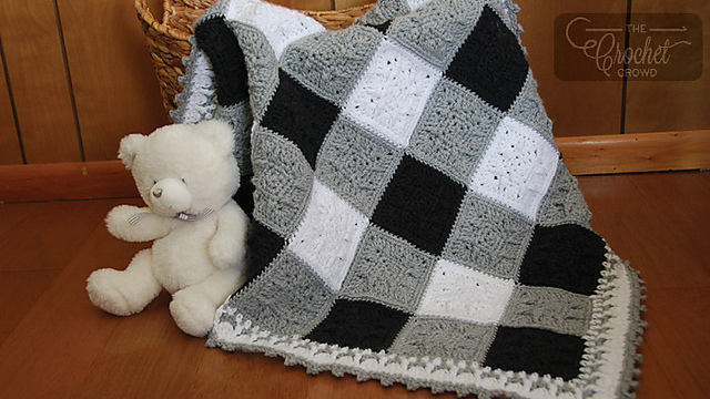 Ravelry: Social Texture Gingham Blanket pattern by Jeanne Steinhilber