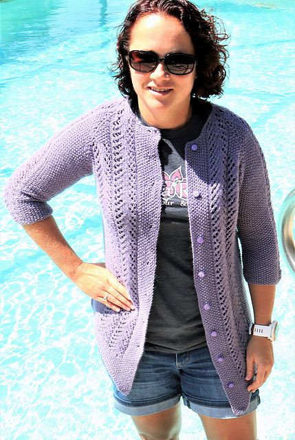 Ravelry: Lilax Cardigan pattern by Jeannine Hoeffler