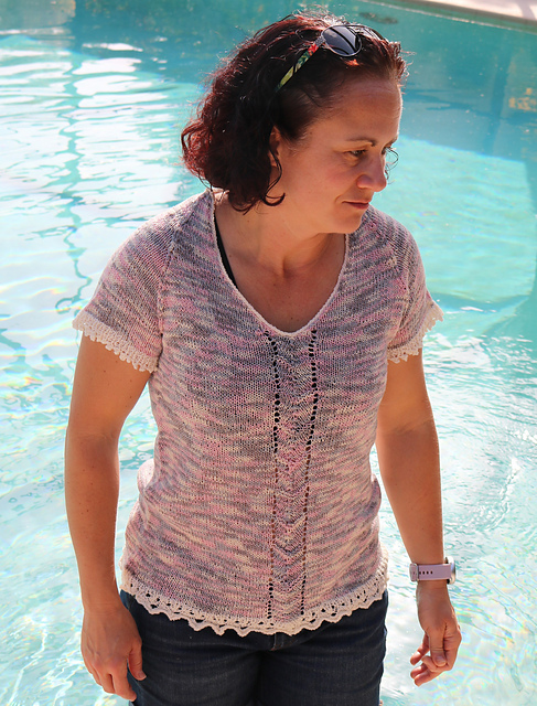 Ravelry: Misty Tee pattern by Jeannine Hoeffler
