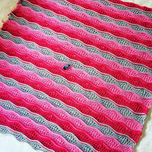 Ravelry: 2066 Openwork & Lace, Crochet Ripple Stitch pattern by MYpicot