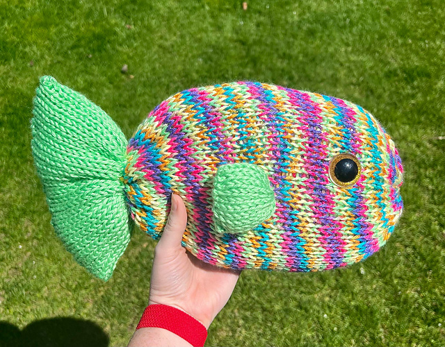 Ravelry: Fish Plushie Stuffed Animal pattern by Justine LaPlant