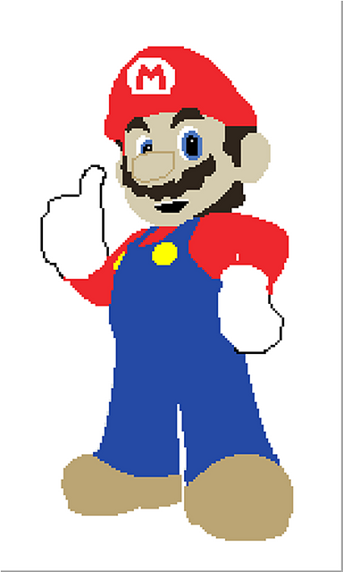 Ravelry: Modern Mario Afghan pattern by Erin Swan