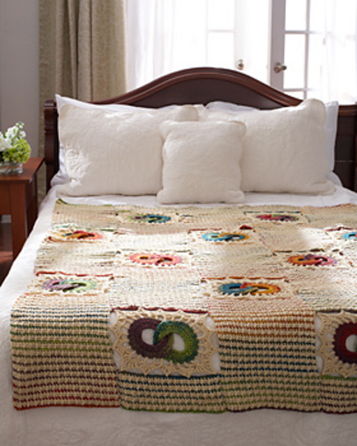 Ravelry: Wedding Rings Blanket pattern by Bernat Design Studio