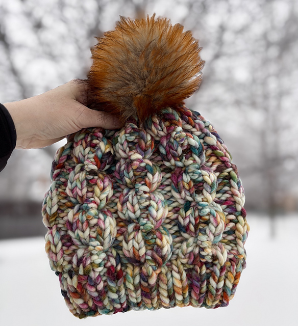 Ravelry: Nordic Cable Link Beanie pattern by Crochet by Jennifer