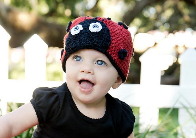 Ravelry: Love Bug Ladybug Hat pattern by Crochet by Jennifer
