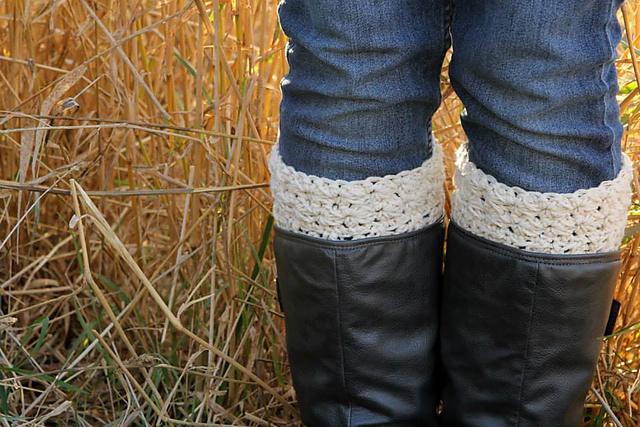 Ravelry: Star Stitch Boot Cuffs pattern by Crochet by Jennifer