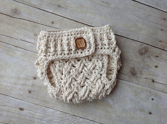 Ravelry: Diagonal Weave Diaper Cover pattern by Crochet by Jennifer