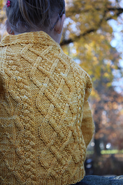 Ravelry: Adcock Aran Cardigan pattern by Jennifer Hagan
