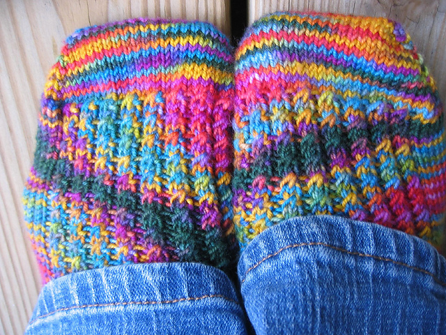 Ravelry: Mock Cable Rib Socks pattern by Jen Lucas