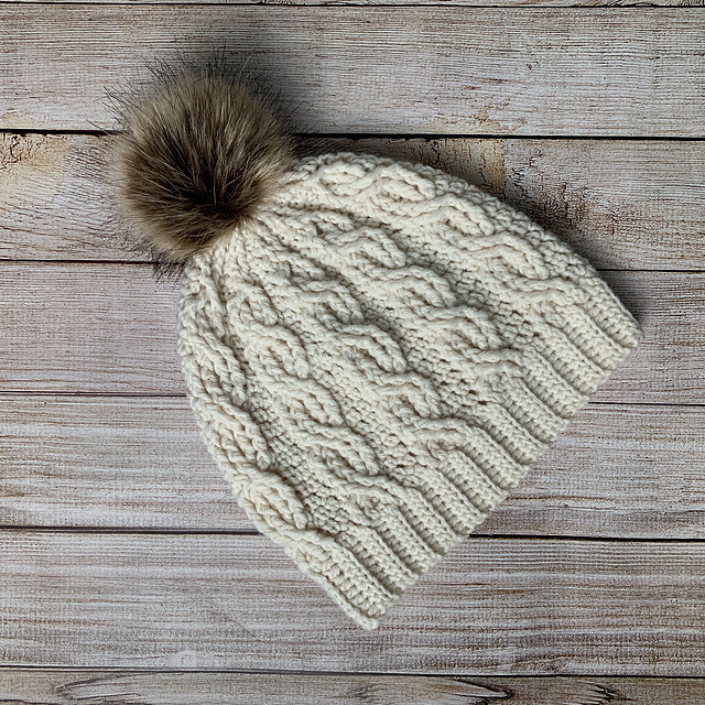Ravelry: Wintertide Cable Hat pattern by Brenda K. B. Anderson