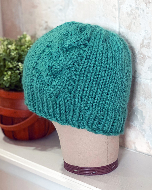 Ravelry: Braided Cable Beanie pattern by Corrina Ferguson