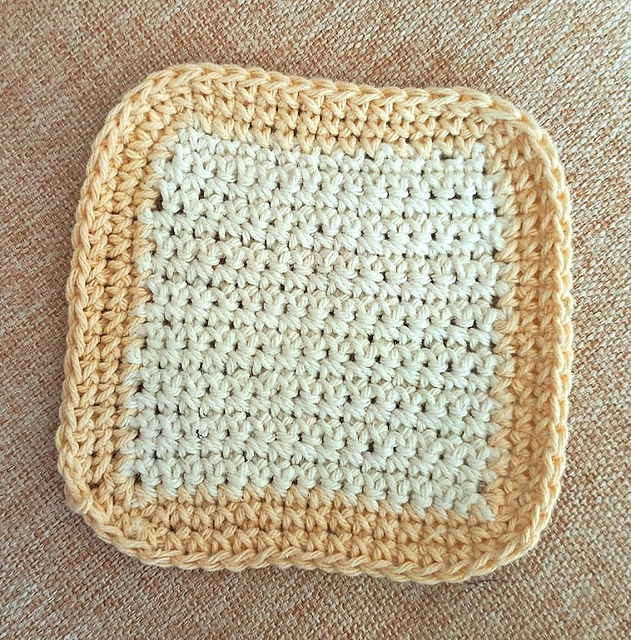 Ravelry: square bread tea coaster pattern by jenna rabe