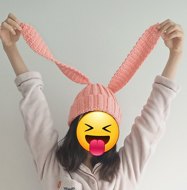 Ravelry: Bunny Beanie pattern by jenna rabe