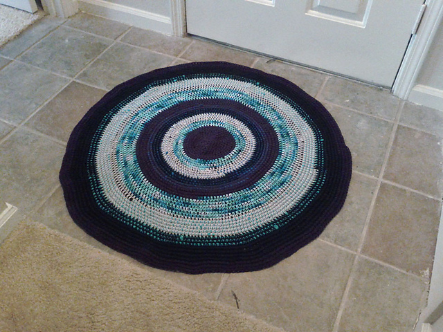 Ravelry: MistressJennie's Abigail's Upcycled Rag Rug