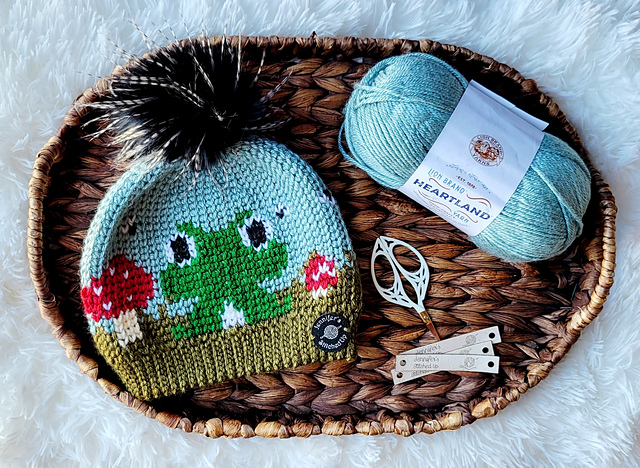 Ravelry: Frog Life Beanie pattern by Jennifer Borchert