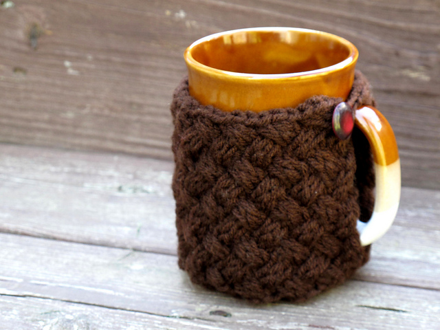 Ravelry: Basketweave Mug Sweater pattern by Jenni Hodges
