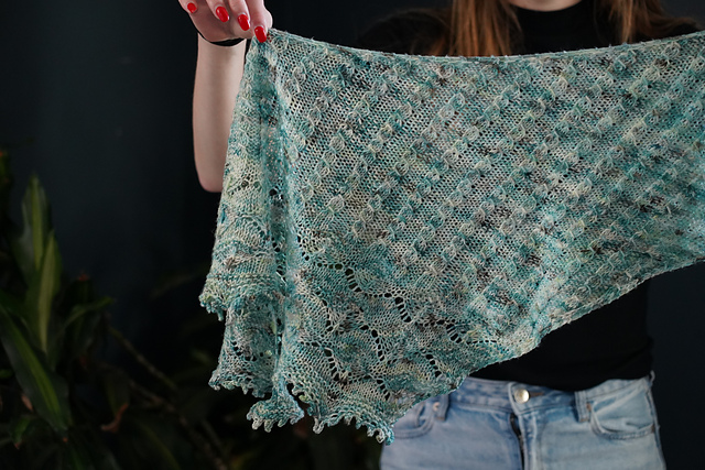 Ravelry: Nautical Ropes Shawl pattern by Jennifer Owens