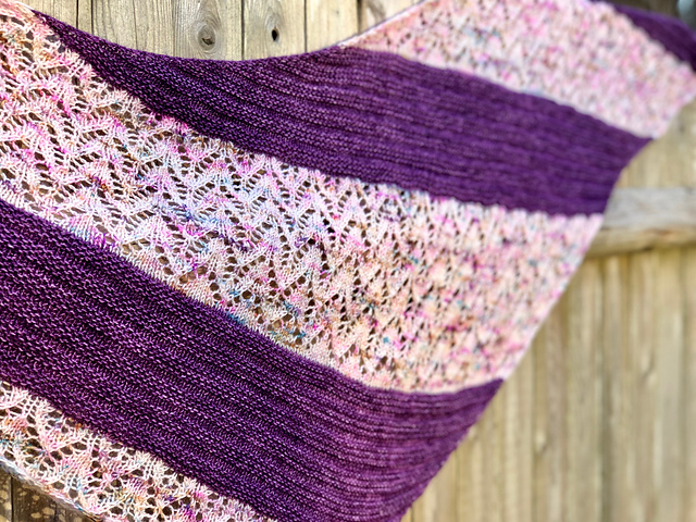 Ravelry: Rustic Elegance Shawl pattern by Jenn Sheelen