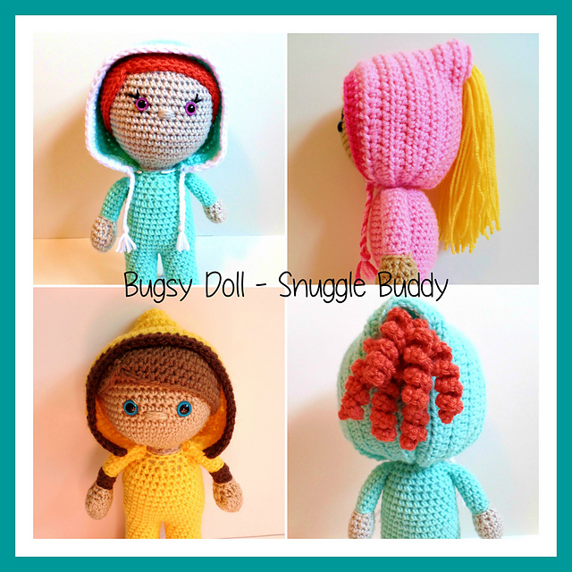 Ravelry: Bugsy Doll - Snuggle Buddy pattern by Plum Tuckered Studio
