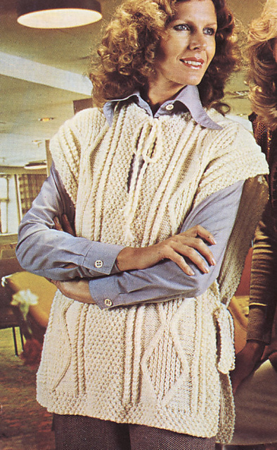 Ravelry: Aran Tabard pattern by Watmoughs Knitting Studio