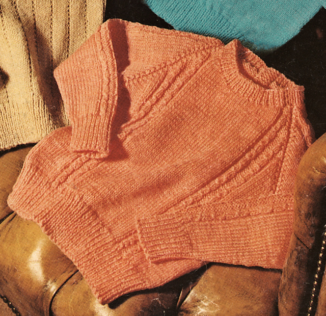 Ravelry: Cable Corner: Sweater with Two Panels pattern by Watmoughs ...