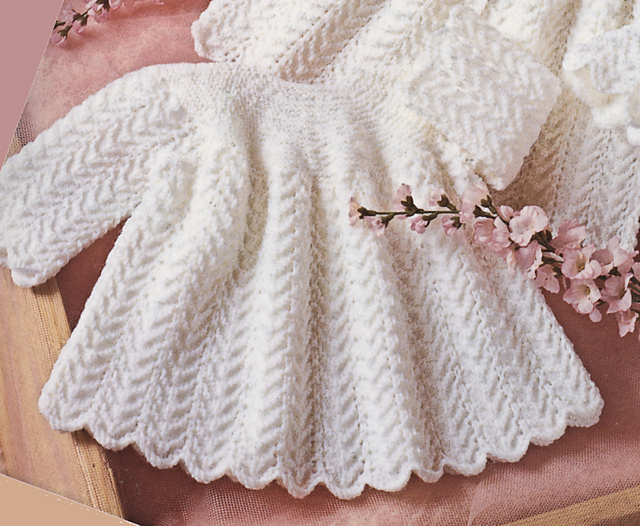Ravelry: Pearls: 4 Ply Knitting Dress pattern by Watmoughs Knitting Studio