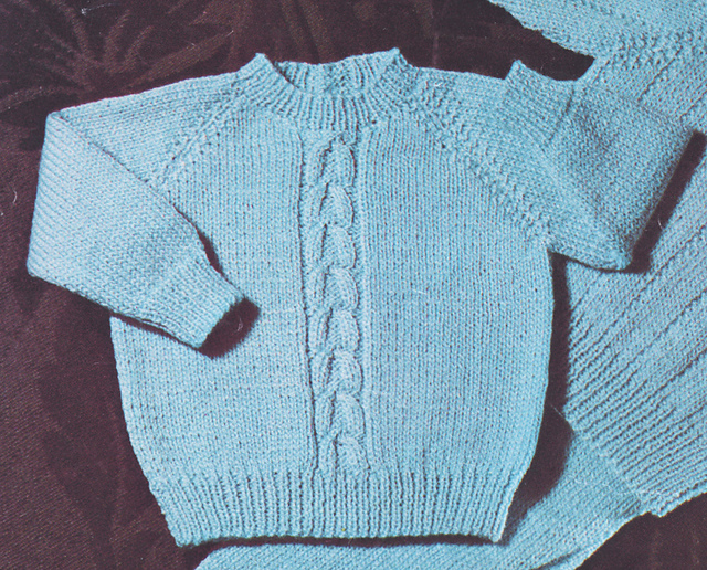 Ravelry: Sweater with Cable Panel pattern by Watmoughs Knitting Studio