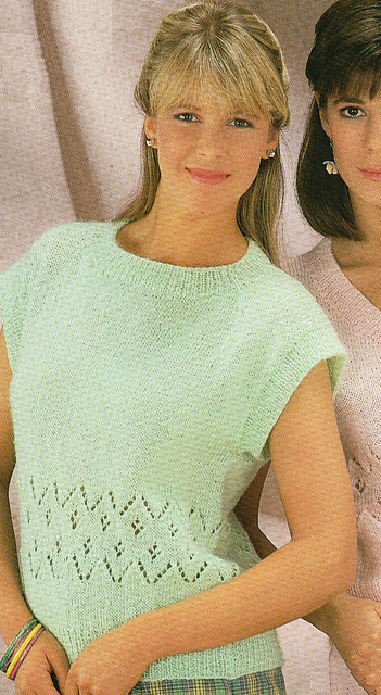 Ravelry: Lady's Top with Round Neck Front pattern by Lyric (Pattern ...