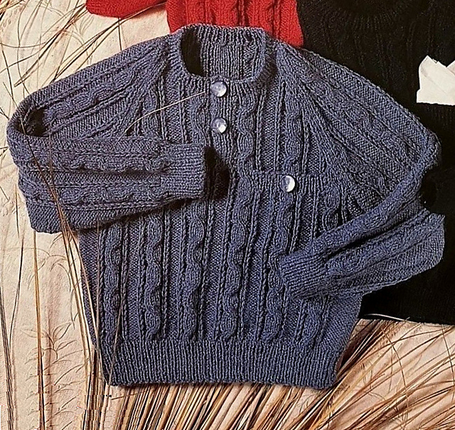 Ravelry: Long Sleeved Sweater with Front Opening pattern by Watmoughs ...