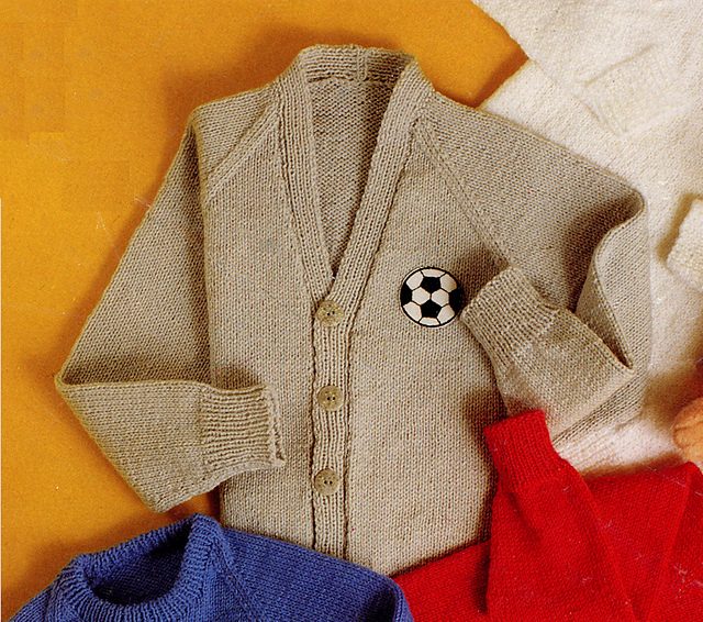 Ravelry: Double Knitting V-Neck Cardigan pattern by Watmoughs Knitting ...