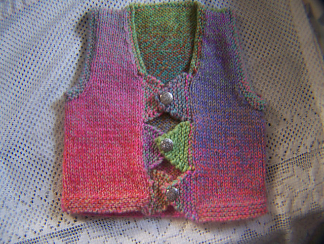 Ravelry: Dawn's Diamond Vest pattern by Jenny Snedeker