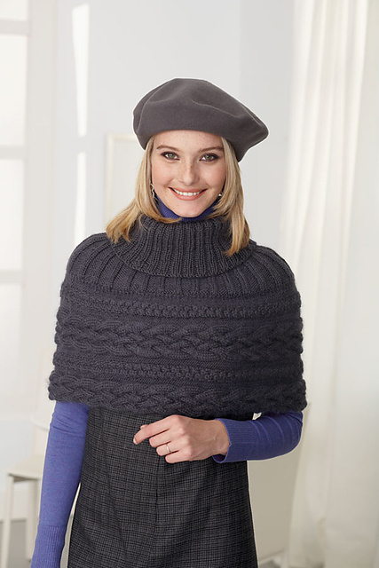 Ravelry: Shoulder Shrug (Turtle Neck) pattern by Patons