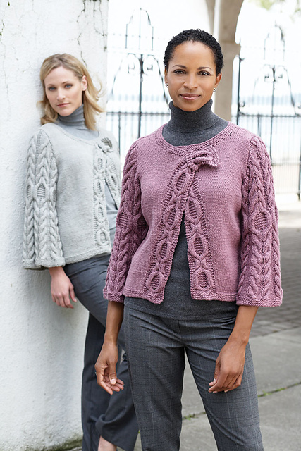 Ravelry: Diagonal Cables Cardigan pattern by Patons